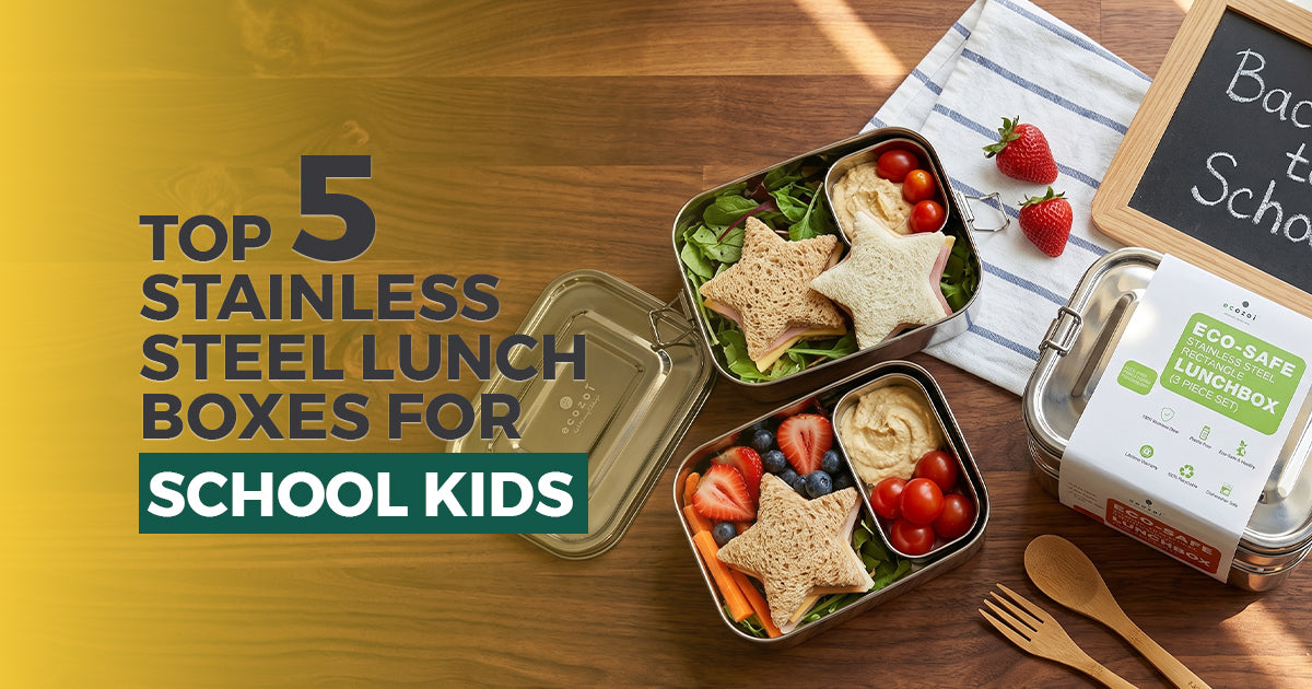 Top 5 Stainless Steel Lunch Boxes for School Kids – Ecozoi