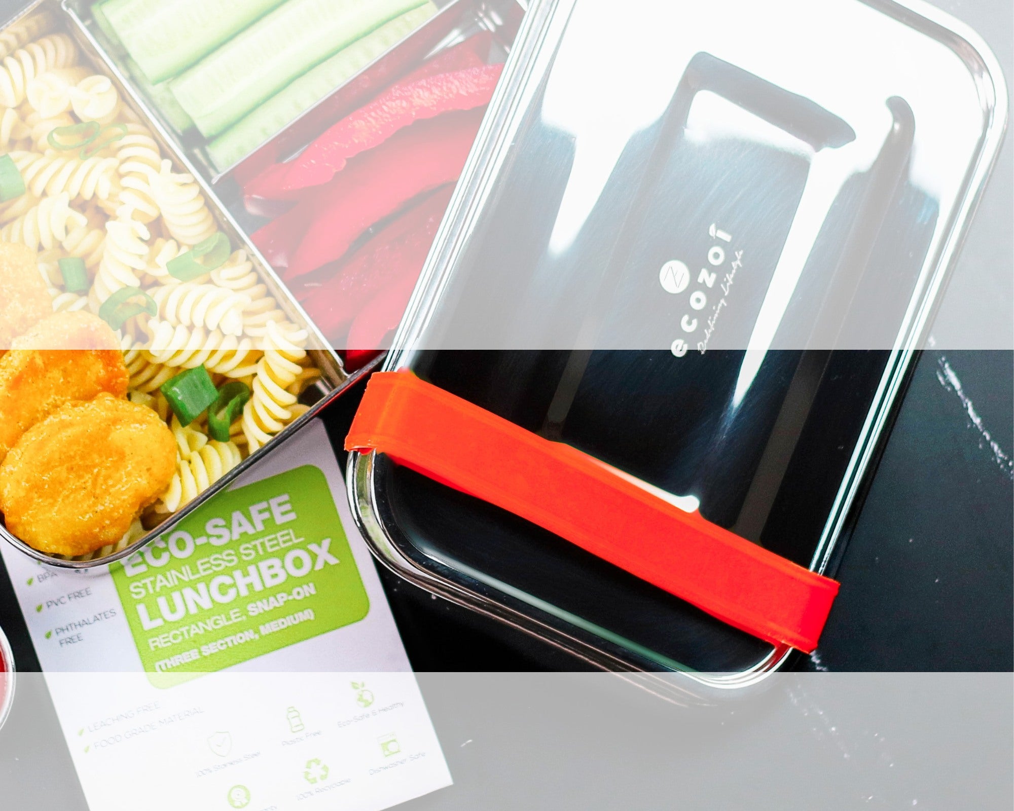 Silicone Bands for Lunch Boxes - Set of 2 – ecozoi